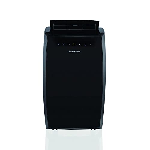 Honeywell 14,000 BTU / 53 Pint Portable Air Conditioner and Dehumidifier, Cools Rooms Up to 700 Sq. Ft, with Fan, Drain Pan, and Insulation Tape, (Black)