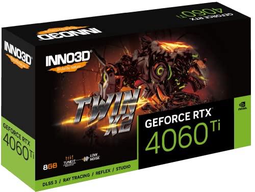 Inno3D Geforce RTX 4060 Ti Twin X2, 8192MB GDDR6