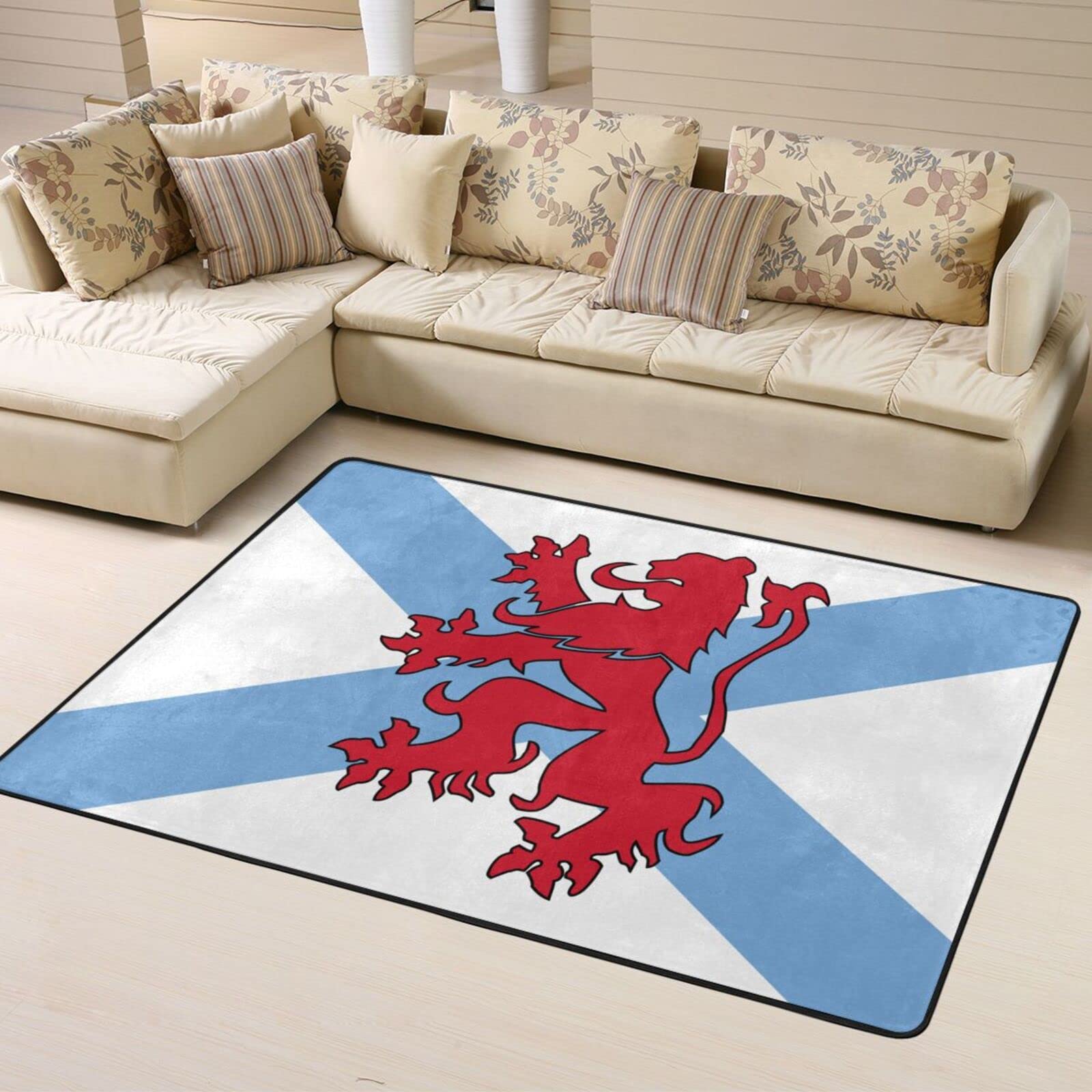 LIICHEES Flag of Boomerville, Dream SMP Area Rug 63x48in Washable Rugs for Living Room Bedroom Large Rug Indoor Decorative Carpet Yoga Mat