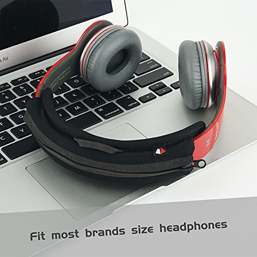 TXEsign Universal Replacement Headband Cushion Pad Cover Protector Compatible with ATH M50X, QC 35i/35ii, QC25, Solo 2/Solo 3, Studio 2/3 Headphones (Black)