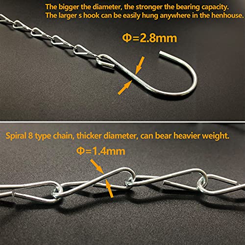 Chicken Veggies Skewer Fruit Holder for Hens Pet Chicken Vegetable Hanging Feeder Toy for Hens Large Birds(2pcs)