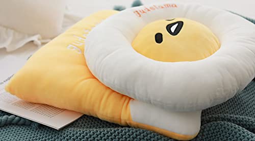 foefaik New Lazy Cute Egg Cushion Throw Pillow Nap Pillows Sofa Bed Back Pillow