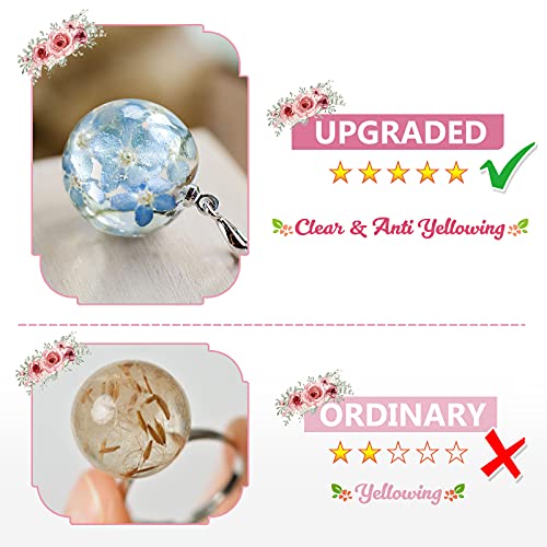 YIEHO UV Resin-200g Upgraded Crystal Clear Hard UV Curing Epoxy Resin Starter Supplies for Craft Jewelry Making