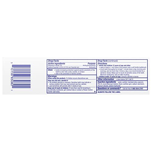 Sensodyne Pronamel Fresh Breath Enamel Toothpaste for Sensitive Teeth and Cavity Protection, Sensitivity Protection and Cavity Protection, Fresh Wave - 4 Ounces x 4