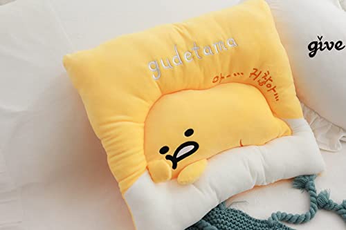 foefaik New Lazy Cute Egg Cushion Throw Pillow Nap Pillows Sofa Bed Back Pillow