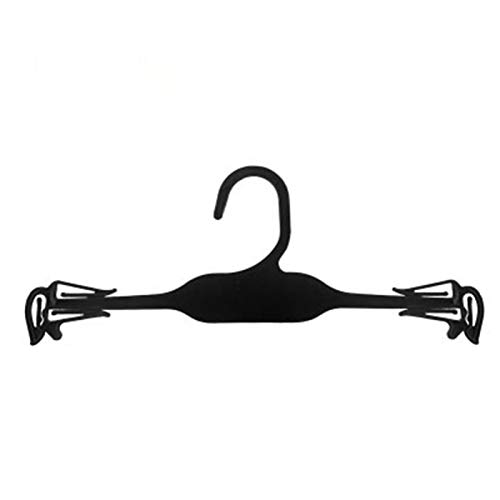 Clothes Hanger, 10Pcs Plastic Socks,Clothes Bra Underwear Hanger Wardrobe Closet Drying Rack Organizer - Rose Red