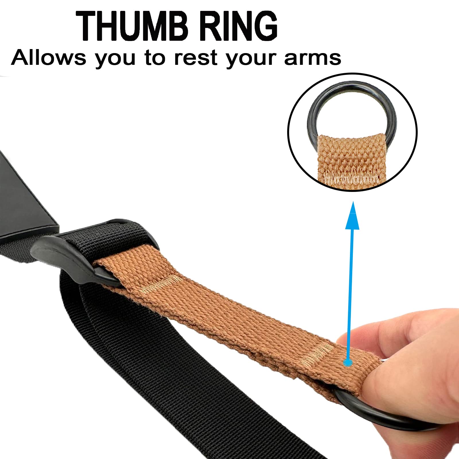 VVAAGG Two-Point QD Rifle Sling with 2-Pcs QD Sling Swivels, Durable Non-Slip 2.5" Extra Wide Design Padded Sling Quick Adjustable Length Rifle Strap