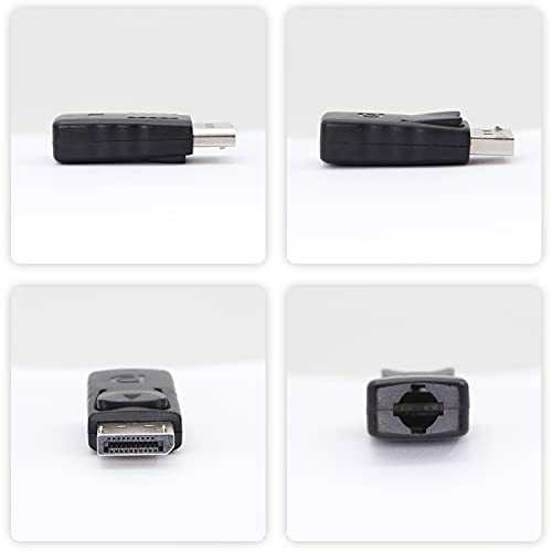 XMSJSIY DP Dummy Plug,DisplayPort Emulator Headless Ghost Display 4K for PC 3840x2160@60hz -1pcs