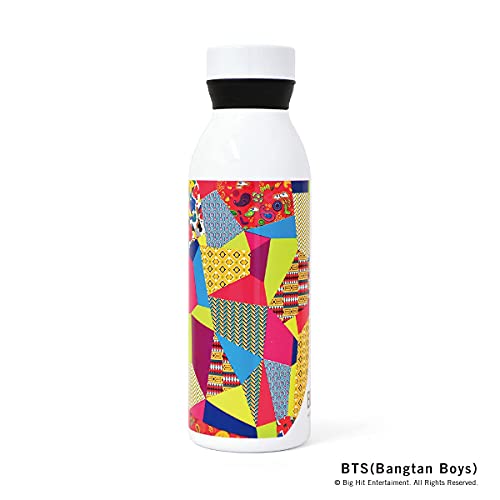 BUILT BTS Stainless Steel Leak Proof Thermos Water Bottle, All Members, 18 Ounce