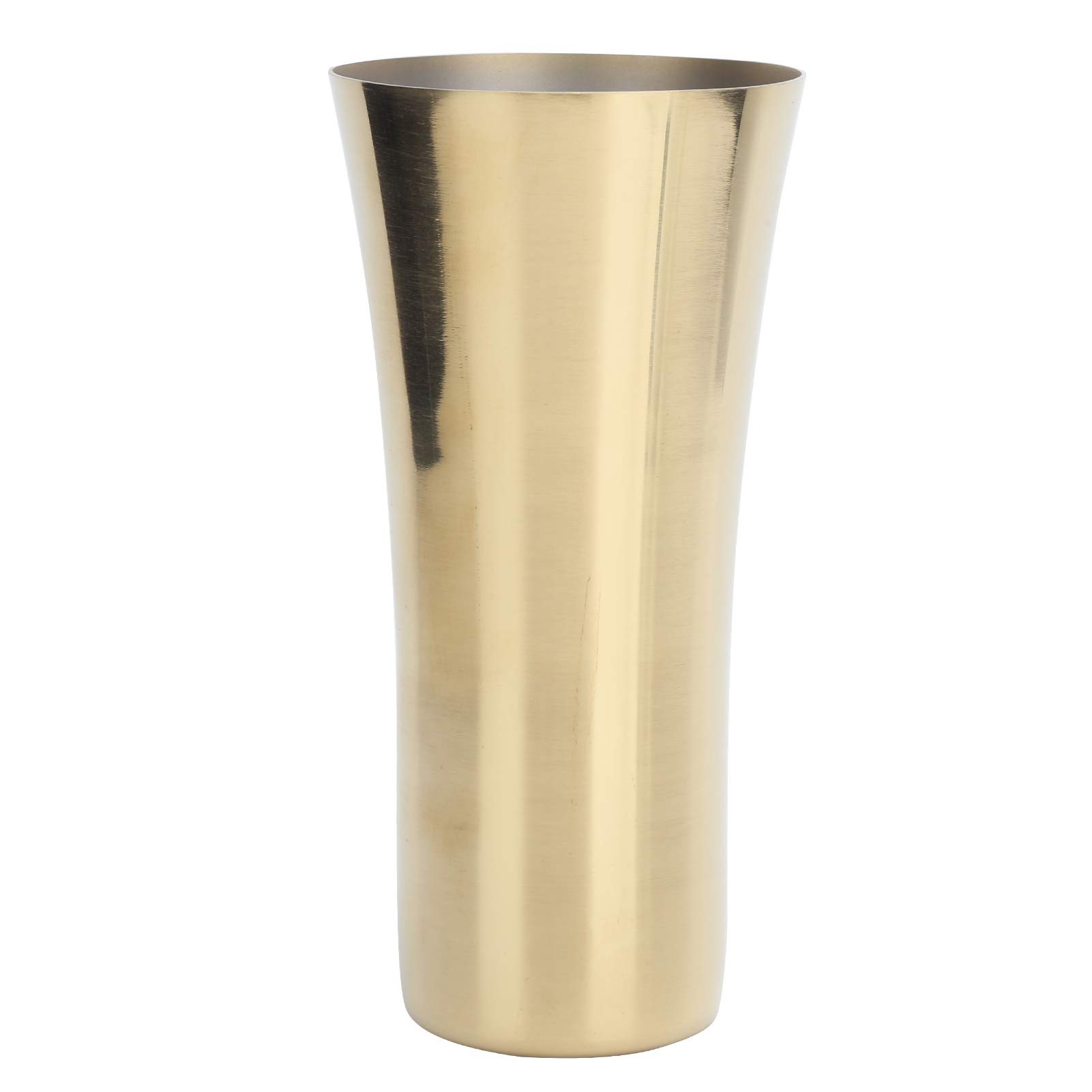 Premium Grade 304 Stainless Steel Water Tumblers,Beer Glasses,Stainless Steel Decorative Water Cup Beer Cold Drink Mug Home Restaurant Decor for Outdoor Bar(gold)