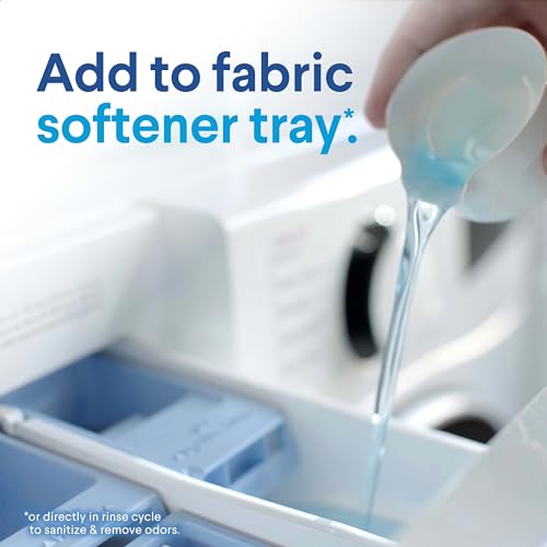 Clorox Laundry Sanitizer, Kills 99.9% of Odor-Causing Bacteria on Laundry, 80 Fl Oz, Pack of 2