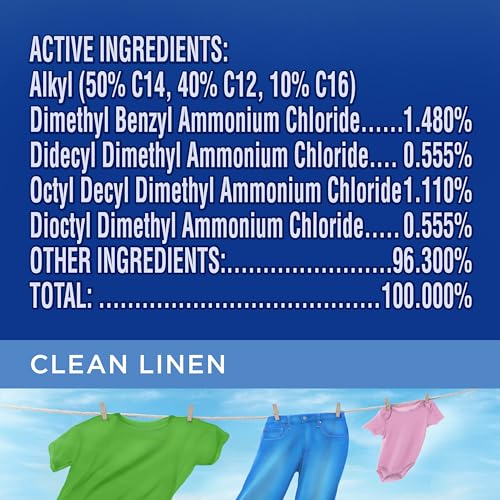 Clorox Laundry Sanitizer, Kills 99.9% of Odor-Causing Bacteria on Laundry, 80 Fl Oz, Pack of 2
