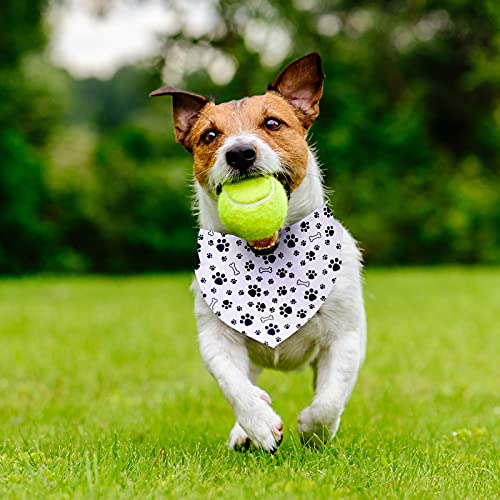Xuniea 8 Pieces Sublimation Dog Bandanas Solid White DIY Pet Bandanas Triangle Scarf Blank Dog Kerchief Bandanas Polyester Pet Scarf Apparel for Small to Large Dogs Cats Puppy Bibs Kerchief