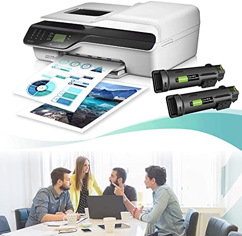 GREENBOX Remanufactured 6510 High-Yield Toner Cartridge Replacement for Xerox 6515 6510 106R03480 for Phaser 6510N 6510DN 6510DNI Workcentre 6515N 6515DN 6515DNI Printer (5,500 Pages, 2 Black)