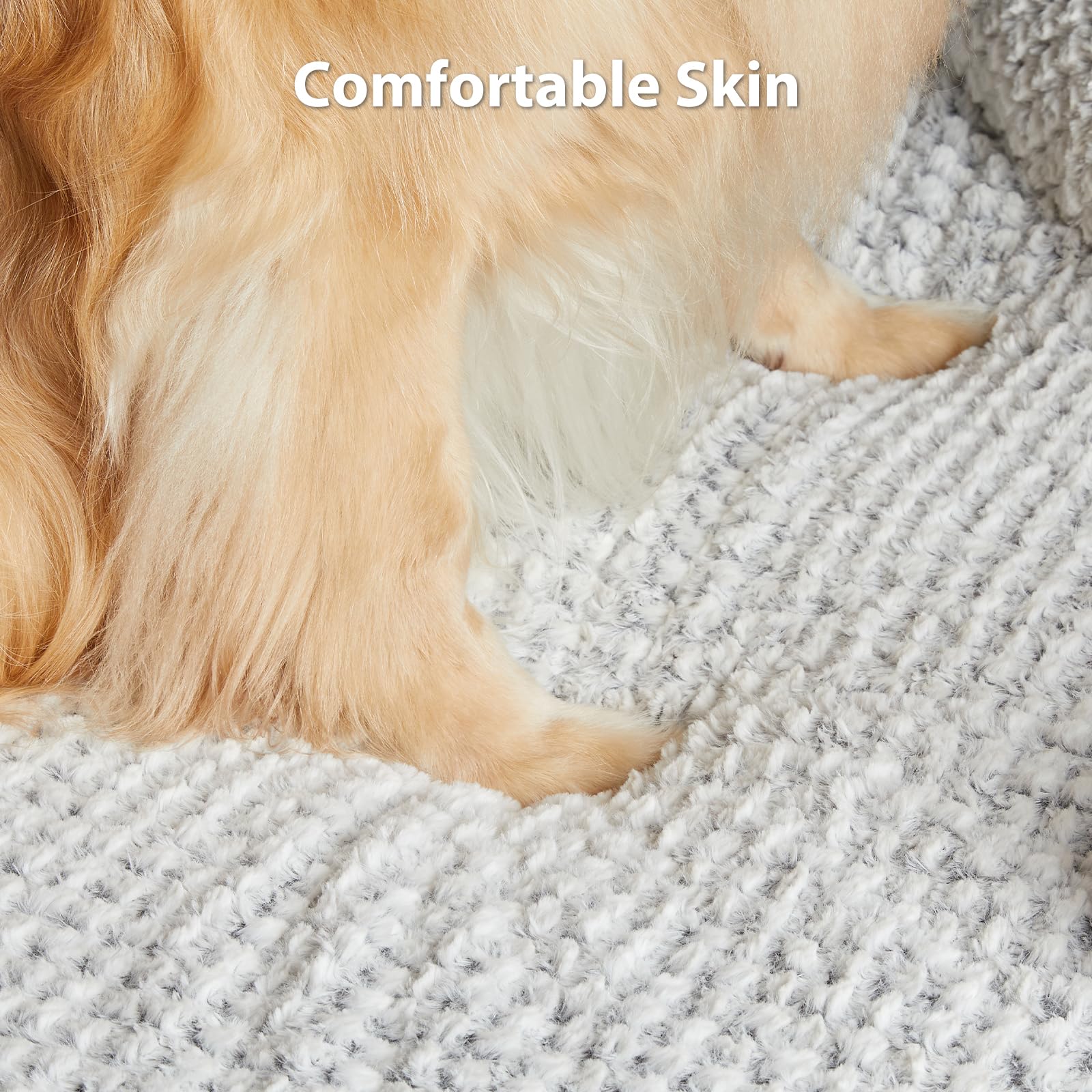 LNSSFFER Orthopedic Sofa Dog Bed for Large Dogs - Egg Crate Foam with Removable Washable Cover, Waterproof Couch Bed with Anti-Slip Bottom