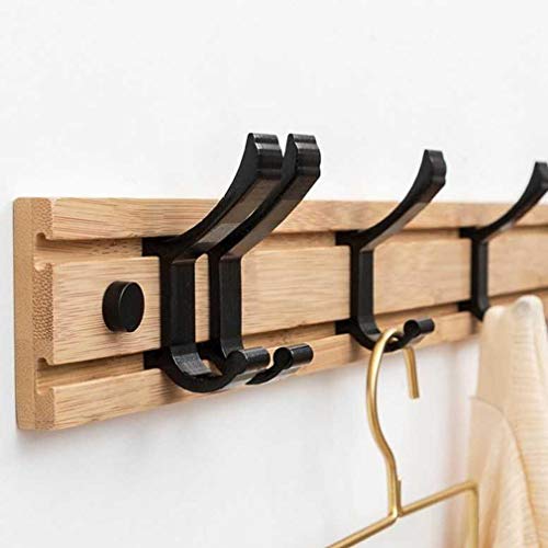 CUBE TECH Wall Mounted Coat Rack for Hanging Coats, Key, Umbrella and Hats