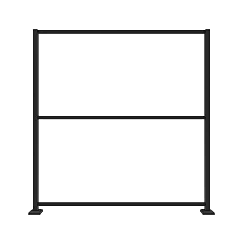 3’x6’ Decorative Screen Panel Frame Kit, Black