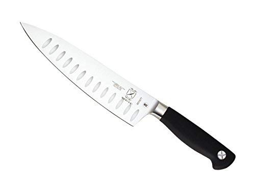 Mercer Culinary Genesis 8-Inch Granton Edge Chef's Knife with Saya Cover