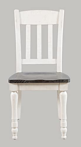 Madison County Reclaimed Pine Slatback Farmhouse Dining Chair (Set of 2)