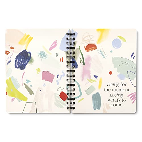 Compendium Spiral Notebook - Something Good Is Going to Happen Today. — A Designer Spiral Notebook with 192 Lined Pages, College Ruled, 7.5”W x 9.25”H