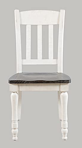 Madison County Reclaimed Pine Slatback Farmhouse Dining Chair (Set of 2)