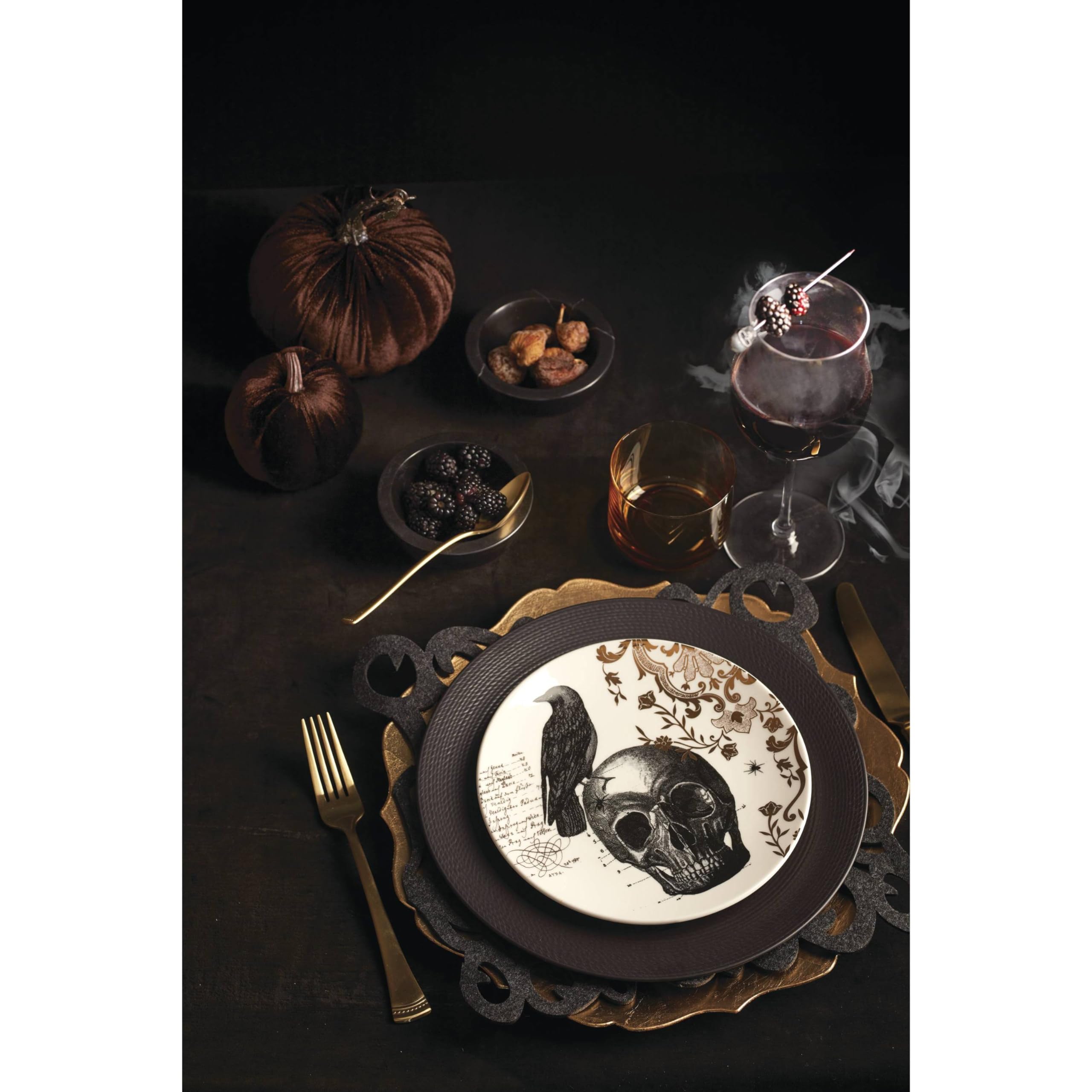 Lenox Lx Collective Black Dinner Plates, Set of 4, 6.30 LB