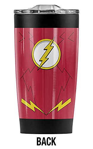 Logovision The Flash Flash Uniform Stainless Steel Tumbler 20 oz Coffee Travel Mug/Cup, Vacuum Insulated & Double Wall with Leakproof Sliding Lid | Great for Hot Drinks and Cold Beverages