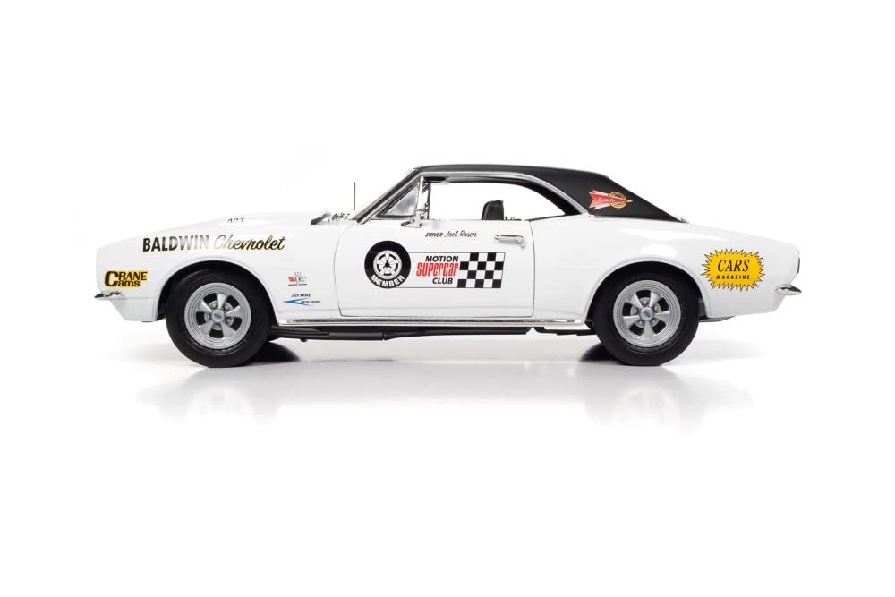 1967 Camaro SS 427, White - Auto World AMM1275-1/18 Scale Diecast Model Car