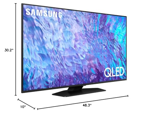 SAMSUNG QN55Q80CAFXZA 55 Inch QLED 4K Smart TV 2023 (Renewed) Bundle with 2 YR CPS Enhanced Protection Pack