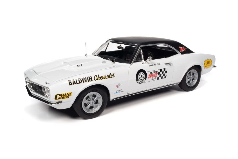 1967 Camaro SS 427, White - Auto World AMM1275-1/18 Scale Diecast Model Car