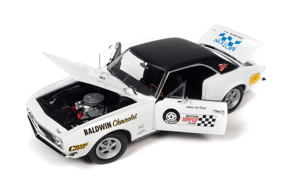 1967 Camaro SS 427, White - Auto World AMM1275-1/18 Scale Diecast Model Car
