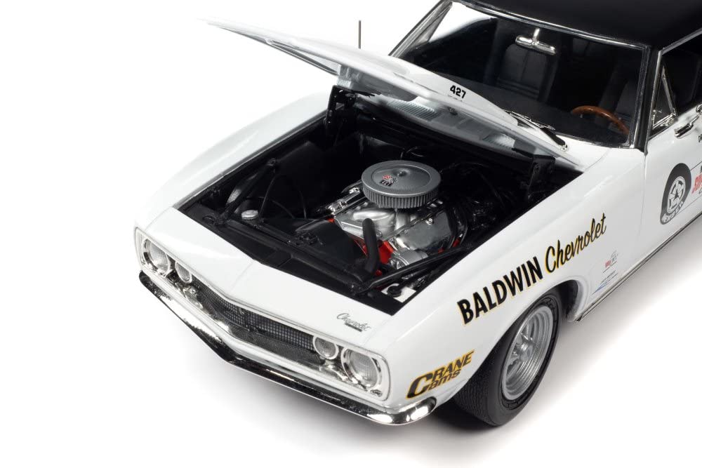 1967 Camaro SS 427, White - Auto World AMM1275-1/18 Scale Diecast Model Car