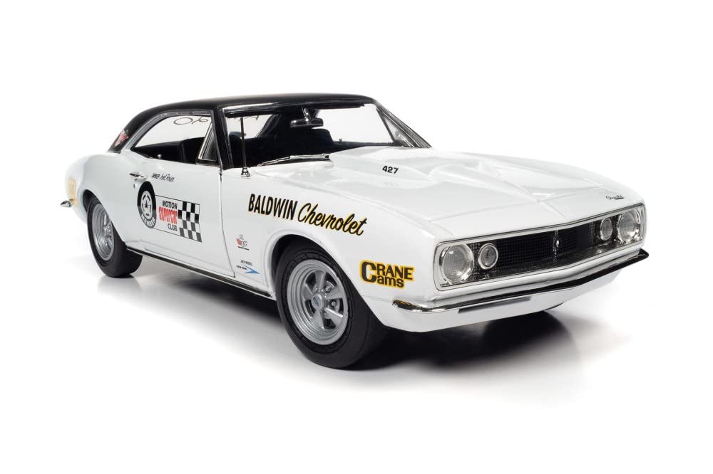 1967 Camaro SS 427, White - Auto World AMM1275-1/18 Scale Diecast Model Car
