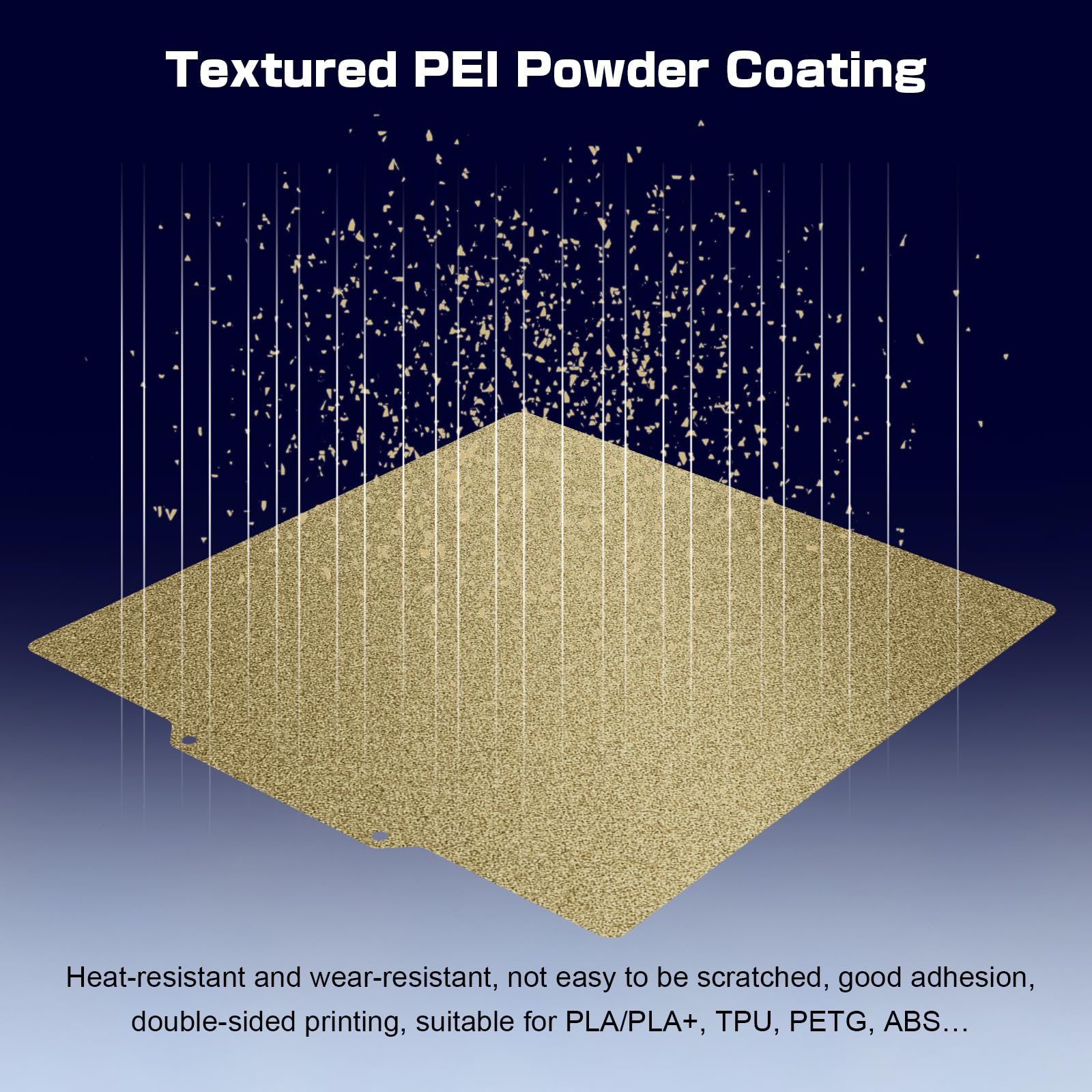 Ender 3 PEI Build Plate Upgrade, Double Side Print Bed Ender 3 pro, Textured PEI Spring Steel Sheet with Adhesive, 235 x 235 Magnetic Build Plate for Creality Ender 3 v2, Ender 5, Ender 3 V3 SE