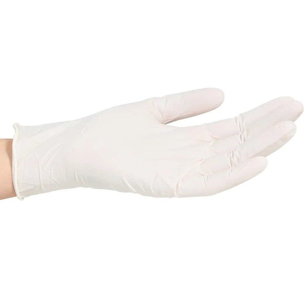 ForPro Professional Collection Disposable Nitrile Gloves, Chemical Resistant, Powder-Free, Latex-Free, Non-Sterile, Food Safe, 4 Mil, White, X-Small, 100-Count