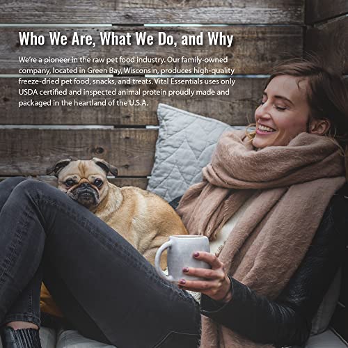 Vital Essentials Freeze Dried Dog Food, Beef Nibblets 16 oz
