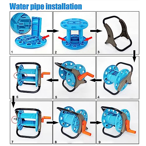 Garden Hose Reels,Portable Garden Hose Reel,Water Pipe Car Roll