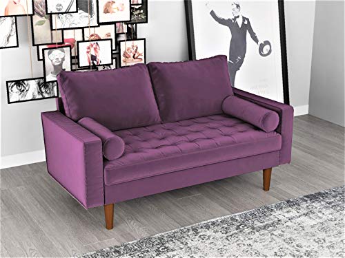 US Pride Furniture S5458-LV Love Seats, Purple
