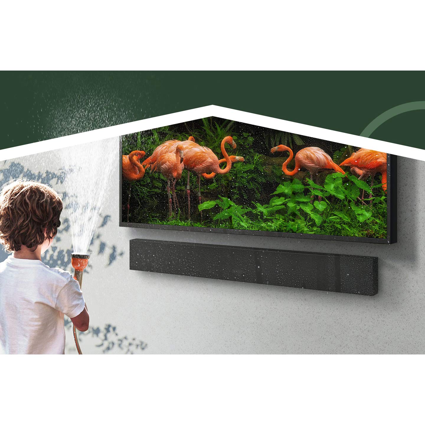 SAMSUNG HW-LST70T/ZA 3.0 ch The Terrace Soundbar with Dolby 5.1ch 2020 (Renewed) Bundle with 2 YR CPS Enhanced Protection Pack