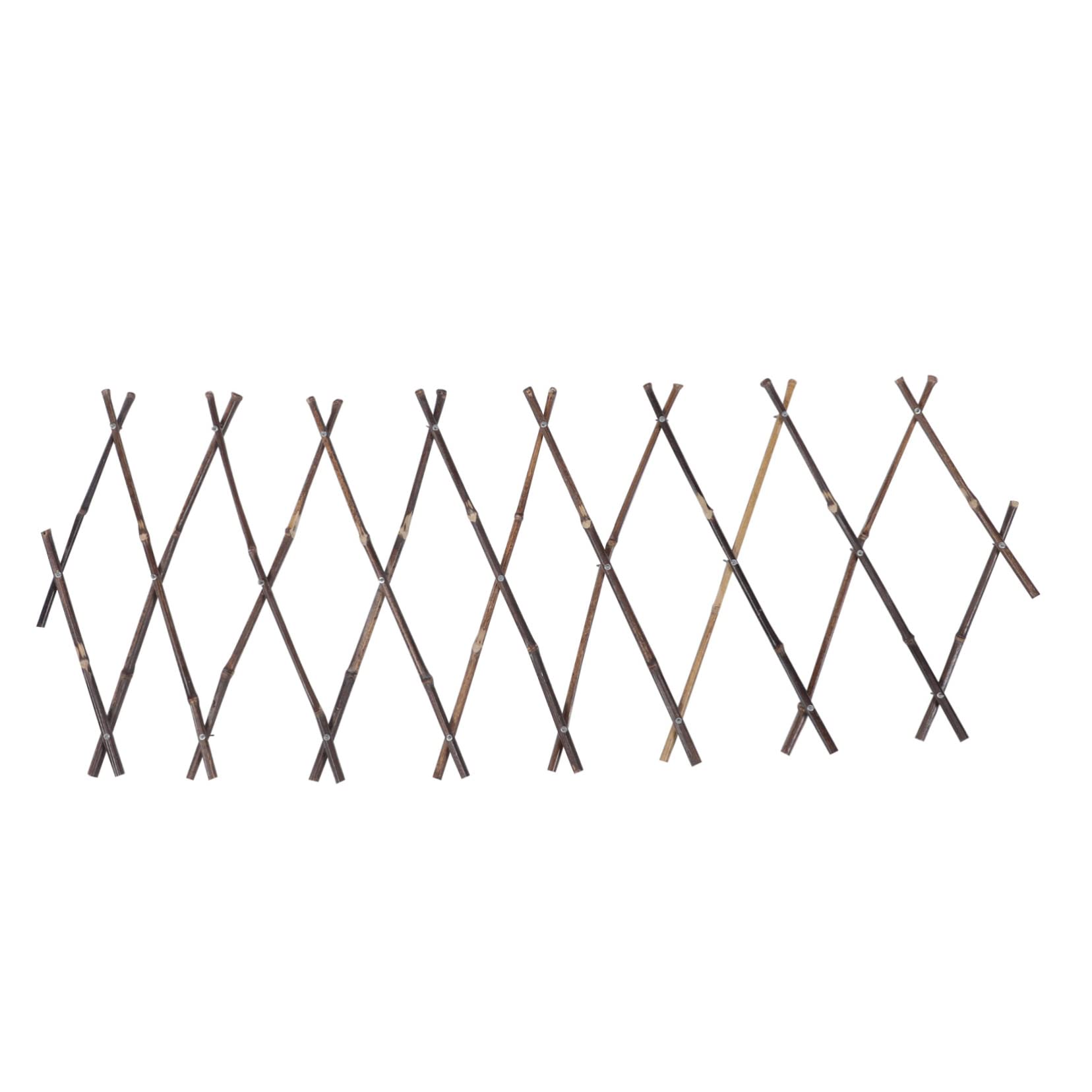 OFFSCH Corrosive Decorative Fence Screen for Garden Yard with Gate Stylish Outdoor Fence for Enhanced Privacy and Aesthetic Appeal