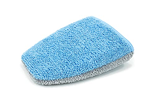 [Saver Mitt] Coating Applicator Fingertip Mitt with Barrier Layer (5 in. x 4 in.) Blue/Gray - 12 pack