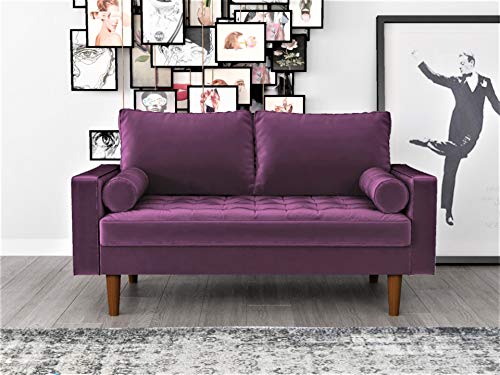 US Pride Furniture S5458-LV Love Seats, Purple