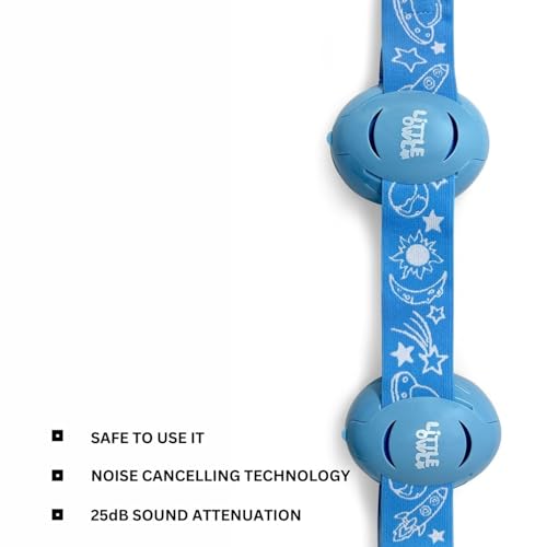Little Owl Noise Cancelling Headphones for Kids - Baby & Toddler Ear Protection Earmuffs with Elastic Headband