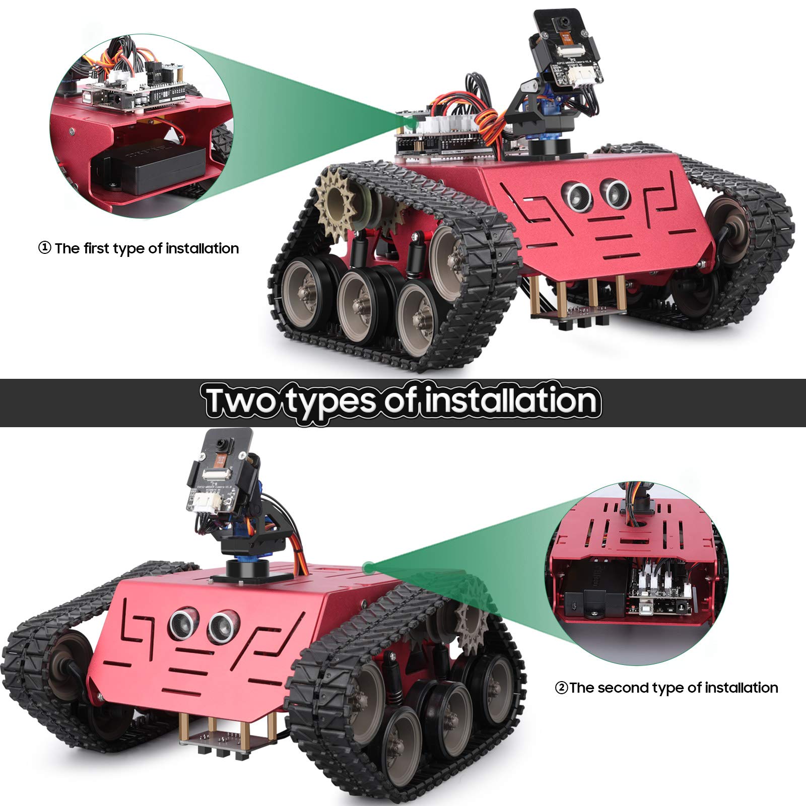 ELEGOO Conqueror Robot Tank Mega R3 Project The Most Complete Ultimate Starter Kit
