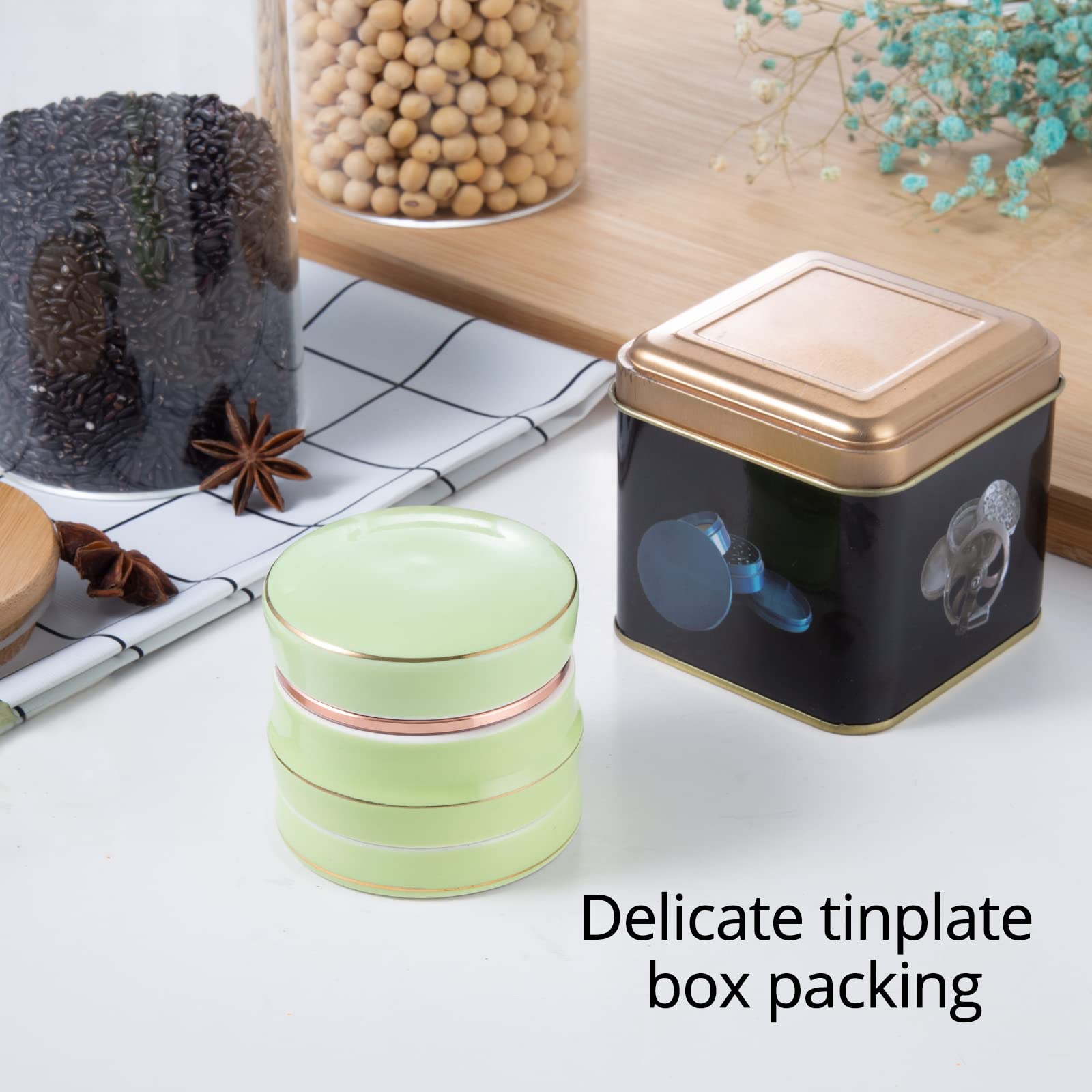 Ceramic Spice Grinder - Blue