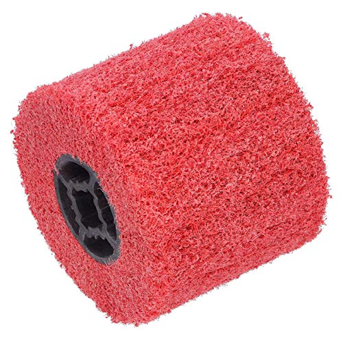 4.7x3.9in Nylon Polishing Wheel Polishing Machine Burnishing Wheel Polisher Accessory Red Polishing Tool