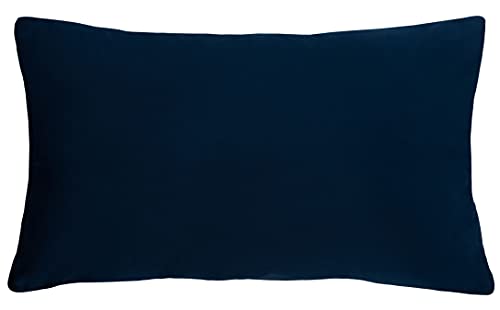Safavieh Home Collection Loran Art Deco 12 x 20-inch Navy/Grey Decorative Accent Pillow PLS7145B-1220, 12"x22"