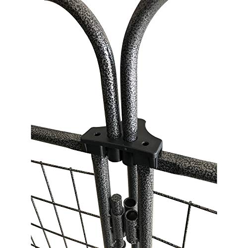 TWO by TWO Haven Expandable Kennel, Black, Medium