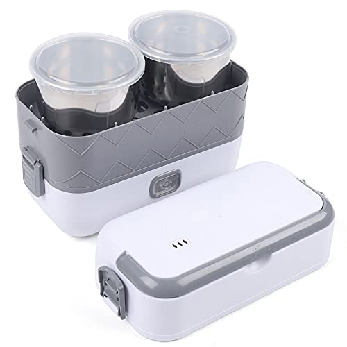 DYRABREST Double-Layer Electric Lunch Box Food Warmer Heater 110V Portable Rice Cooker Heating Container for Home Office Worker Cooking Meals Soup