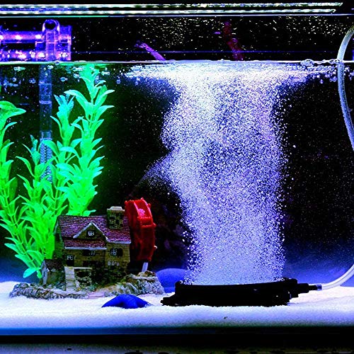 PIVBY 4.2-Inch Air Stone Disc Bubble Diffuser with Suction Cups for Oxygenation in Fresh/Saltwater Tanks, Ponds, Hydroponic, Aquaponics, and as a Decorative Airstone for Aquariums (8 PCS)